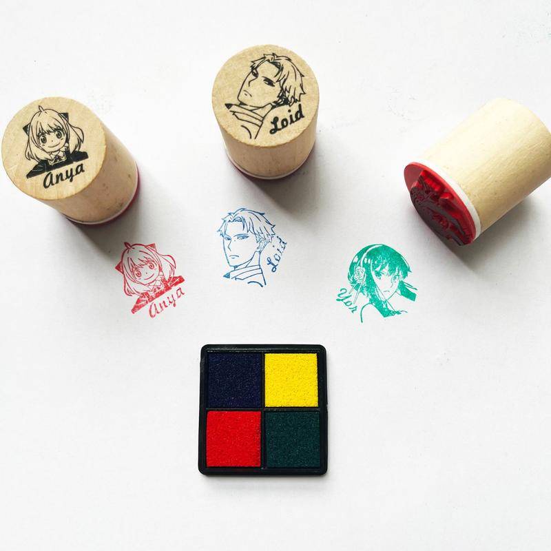 SPYxFAMILY Loid Forger Anya Forger Yor Forger Stamps DIY Scrapbook Kids ...