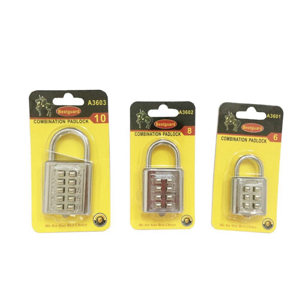Bestguard padlock/number-A3601/A3602/A3603 | Shopee Philippines