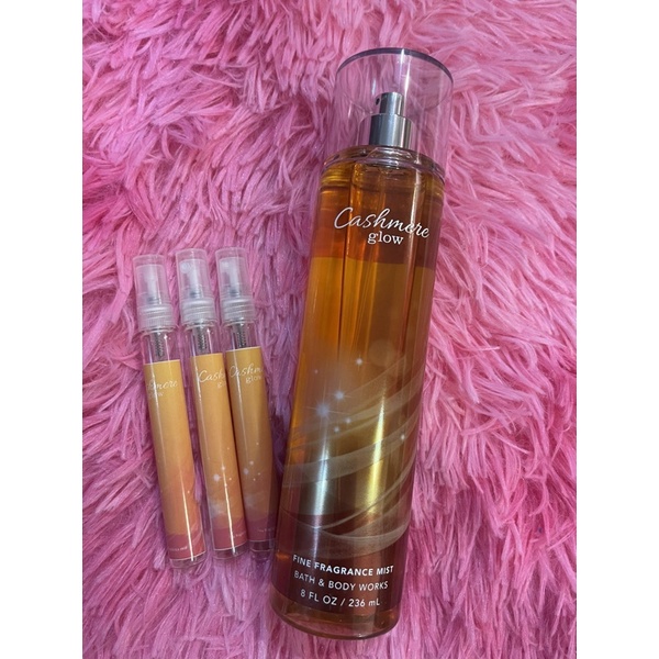 Bath and bodyworks Cashmere Glow Glass spray 10ml | Shopee Philippines