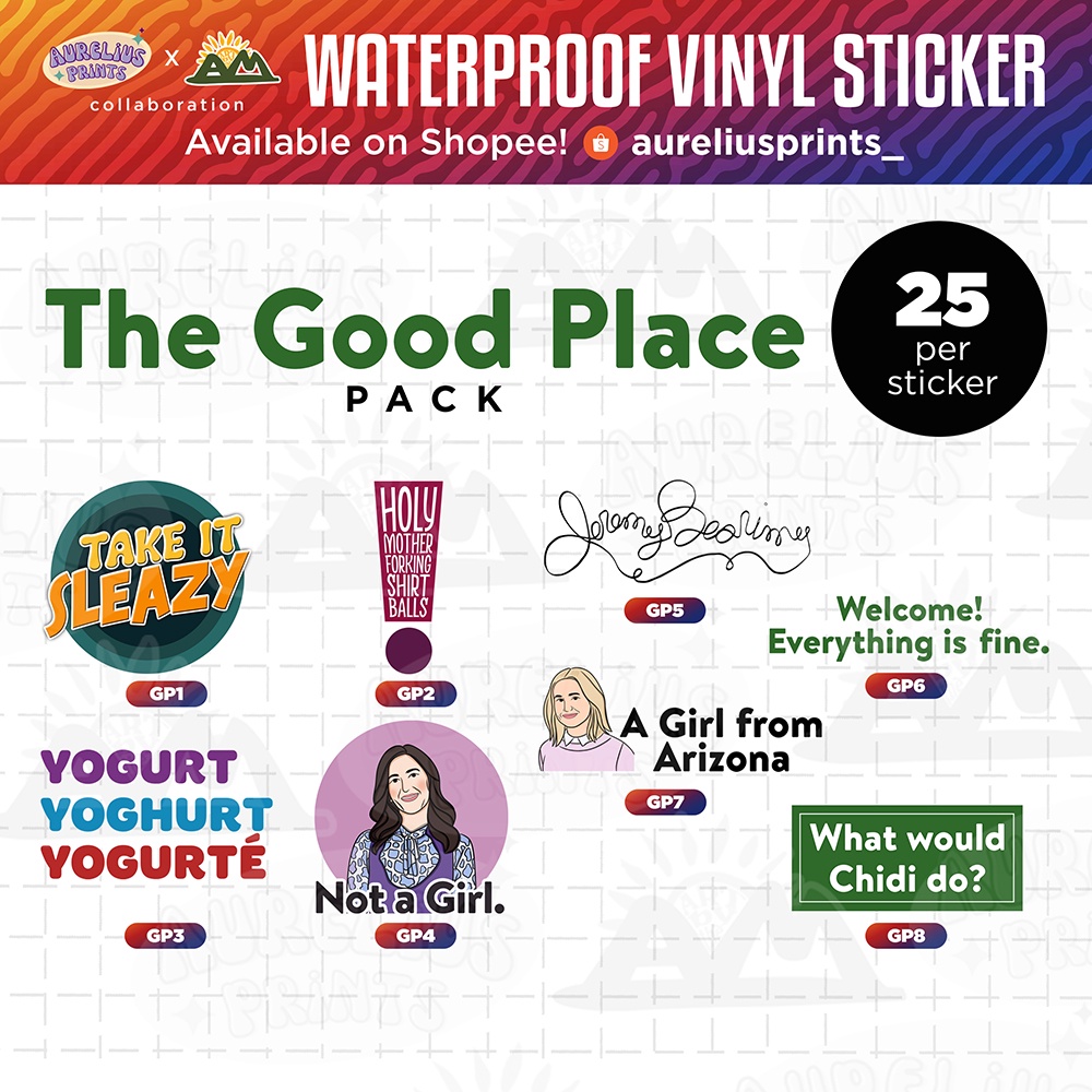 The Good Place Waterproof Vinyl Sticker | Shopee Philippines