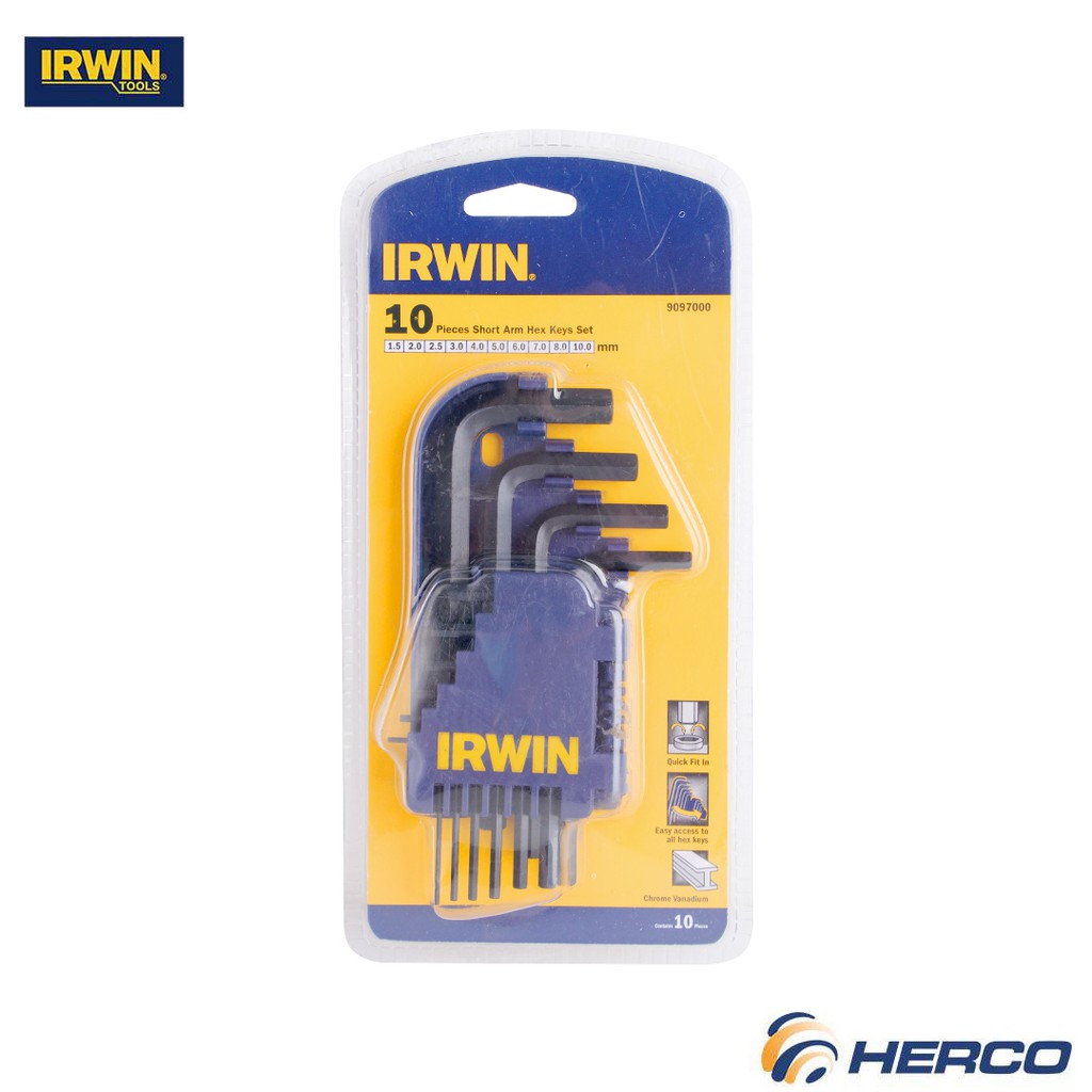 Irwin Hex Allen Key Set Short 10pcs 1.5-10mm | Shopee Philippines