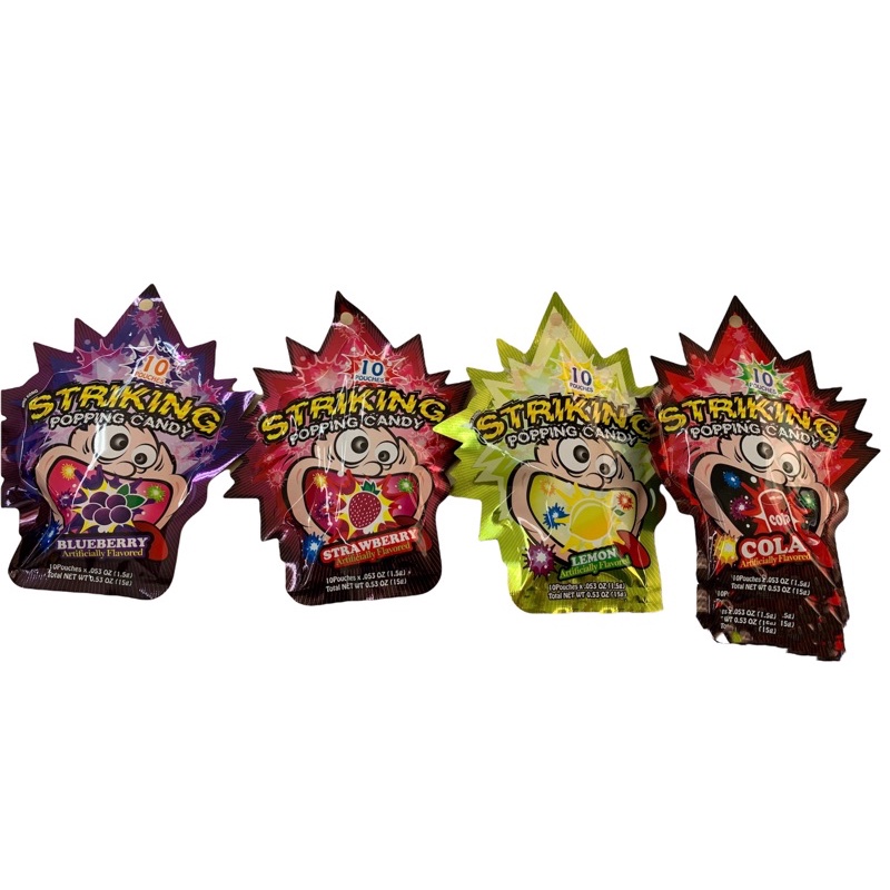 Popping Candy - Strawberry/ Lemon/ Cola/ Blueberry 15g | Shopee Philippines