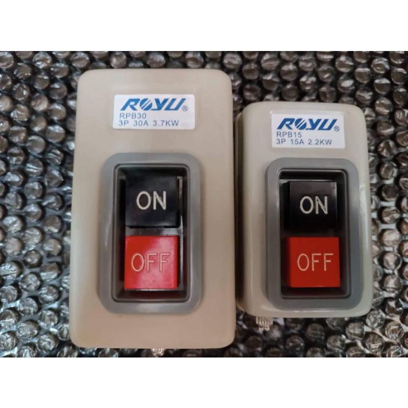 Royu / omni Pushbutton Switch 10a , 15a , 30a available | Shopee ...