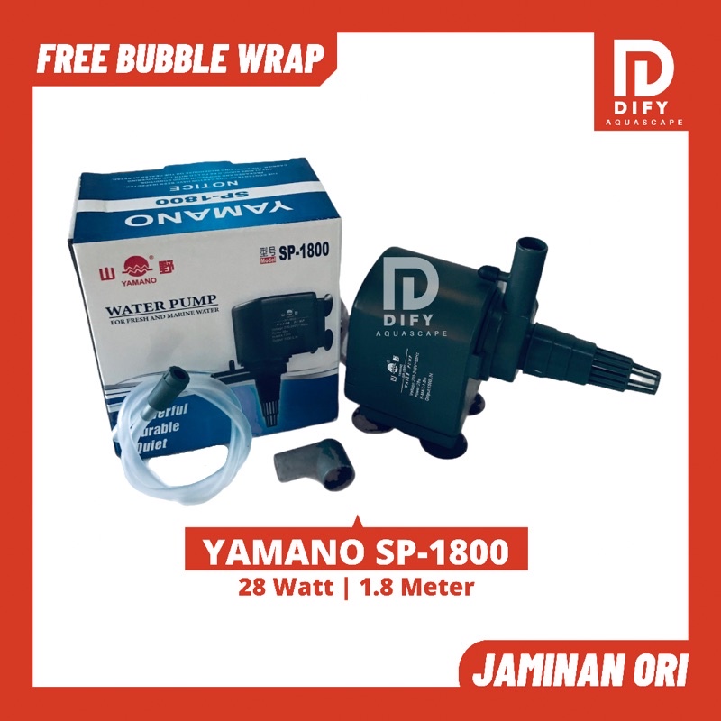 Yamano SP-1800 SP1800 Power Head PH Aquarium Submersible Water Pump ...