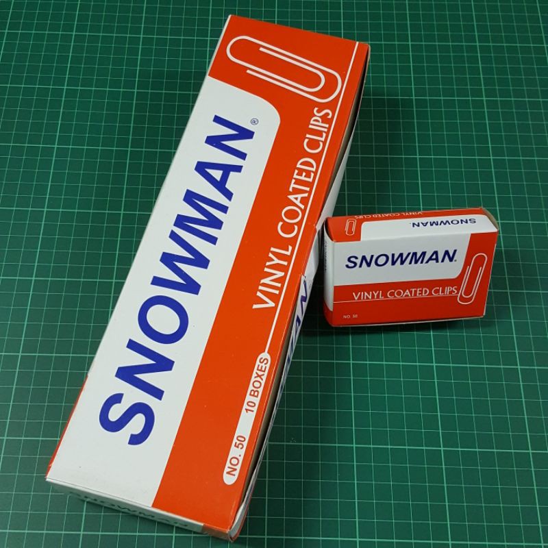* WHOLESALE ONLY * Snowman Vinyl Coated Plastic No. 50 Jumbo Paper ...