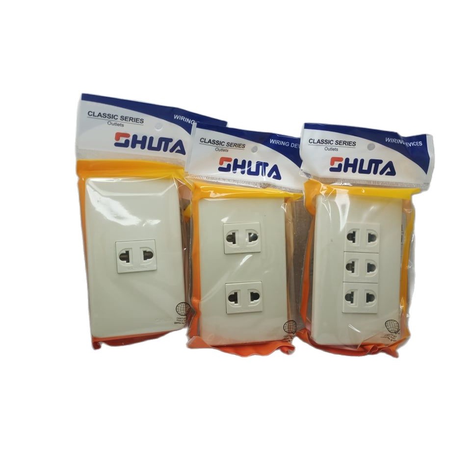 SHUTA OUTLET / SWITCH SET (1 GANG / 2GANG / 3 GANG) CLASSIC | Shopee ...