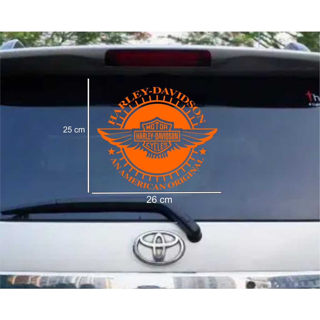 Harley davidson sticker On Car Glass | Shopee Philippines