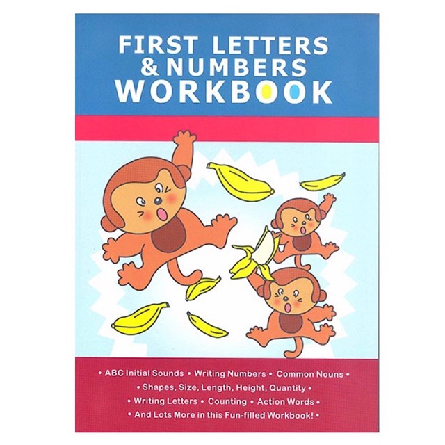 (PRESCHOOL WORKBOOK) FIRST LETTERS & NUMBERS | Shopee Philippines