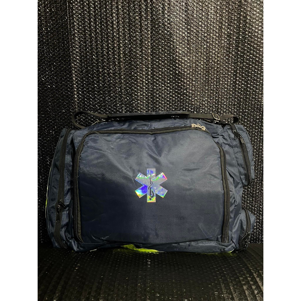 LARGE TRAUMA BAG WITH SHOULDER STRAP AND ORGANIZER (COLOR NAVY BLUE ...