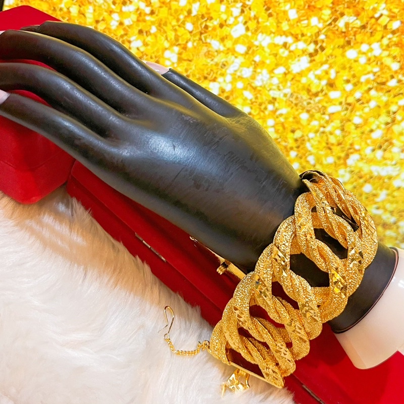 Lipan HAND CHAIN 4 CM COP 916 (bangkok gold / Korean gold 24k) | Shopee ...