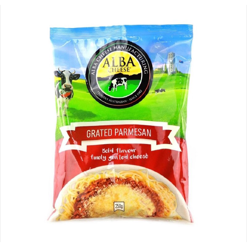 Alba Grated Parmesan Cheese 250gms | Shopee Philippines