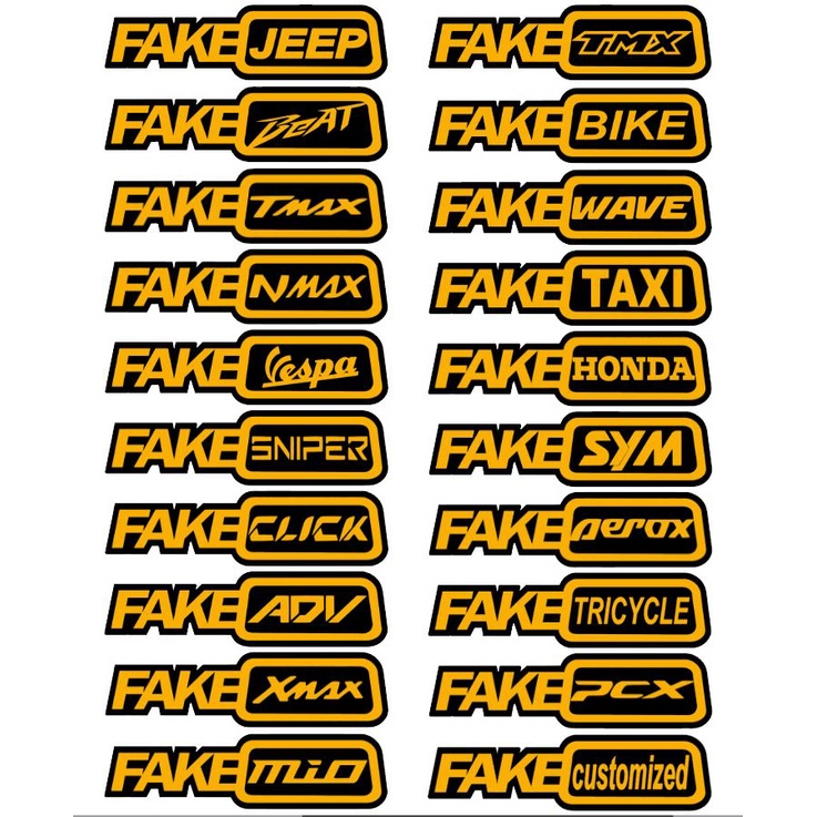 sticker for motorcycle / laminated / waterproof / scratch proof ...