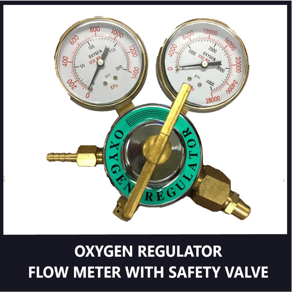 Oxygen Regulator Flow Meter with Safety Valve | Shopee Philippines
