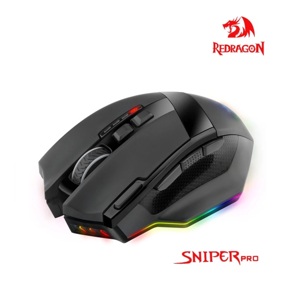 Redragon M810p Sniper Pro M801P-RGB Dual mode gaming mouse | Shopee ...