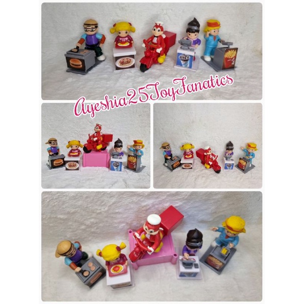 Jollibee fun store toys complete set | Shopee Philippines