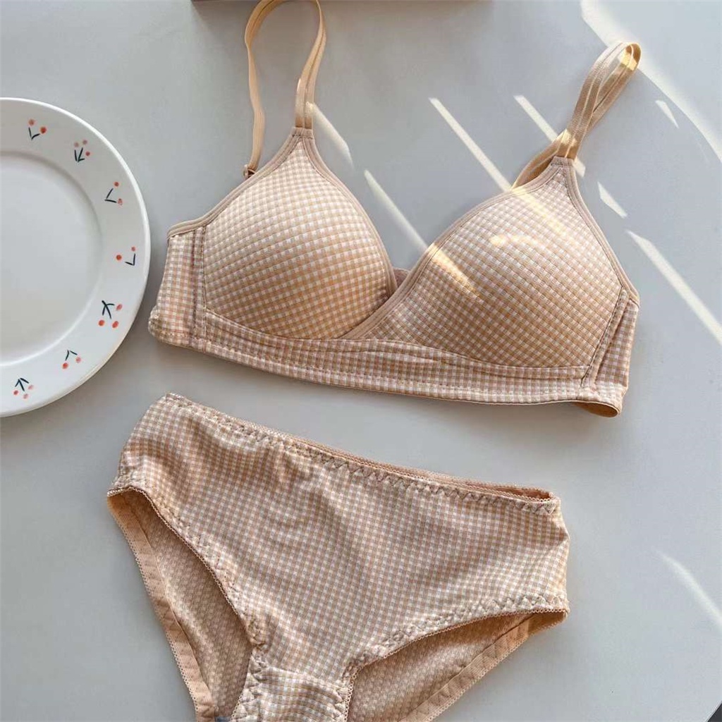 3/4 cup Slim Soft Comfortable Adjustable Breast Lift Bra Set For Women ...