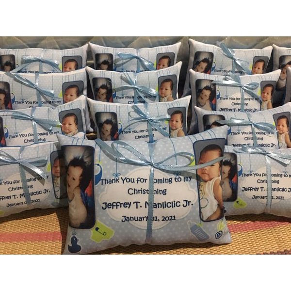 PERSONALIZED MINI PILLOW 5x5 6x8 8x8 8x11 (FREE LAYOUT FOR MINIMUM ...