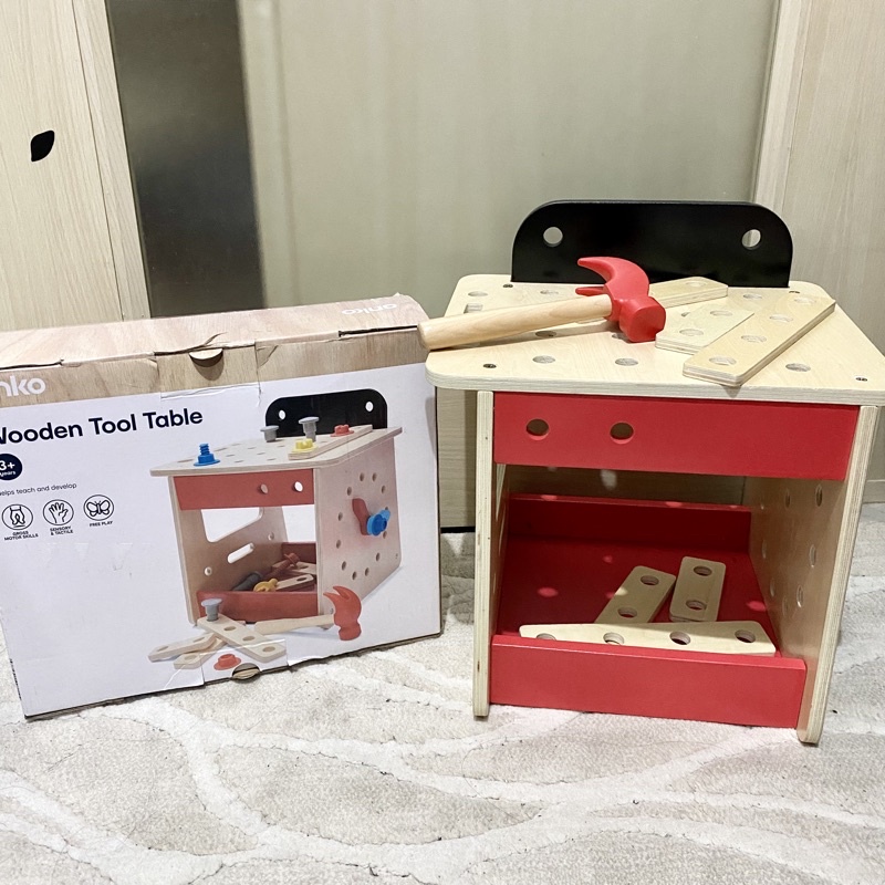 Anko Wooden Tool Table | Shopee Philippines