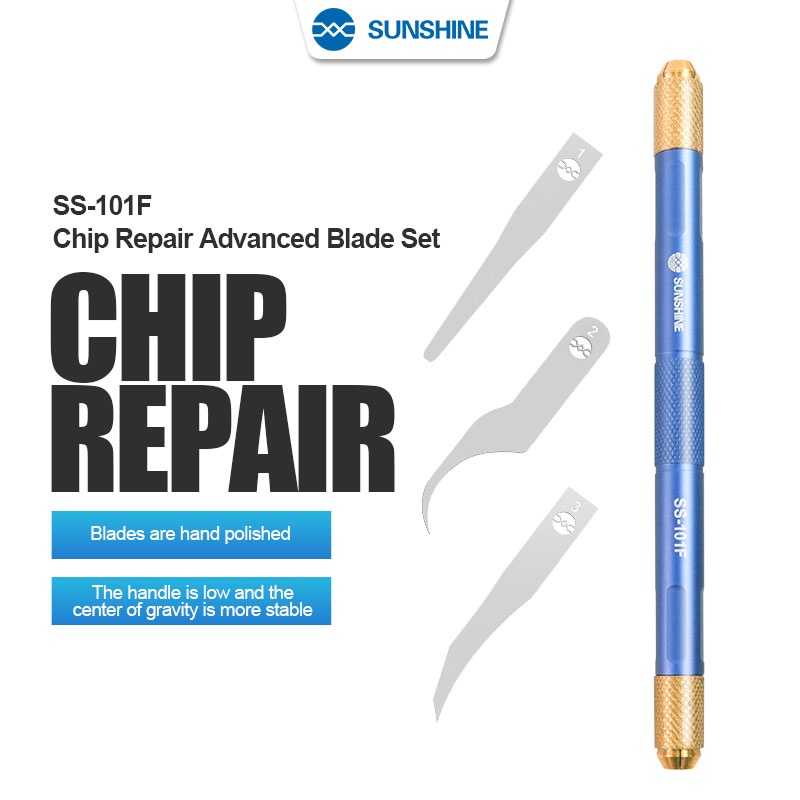 SUNSHINE SS-101F Chip Repair Advanced Blade Set For Repair Mobile Phone ...