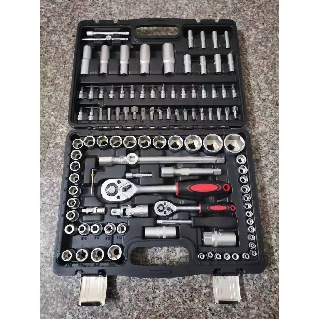 108pcs Tool Box Car Motorcycle Repair Set Hand Tools Home Service motor ...