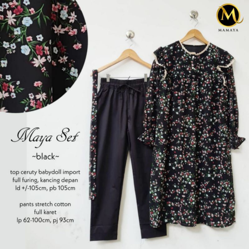 Maya SET Original By MAMAYA | Import Babydoll Set | Original Product ...