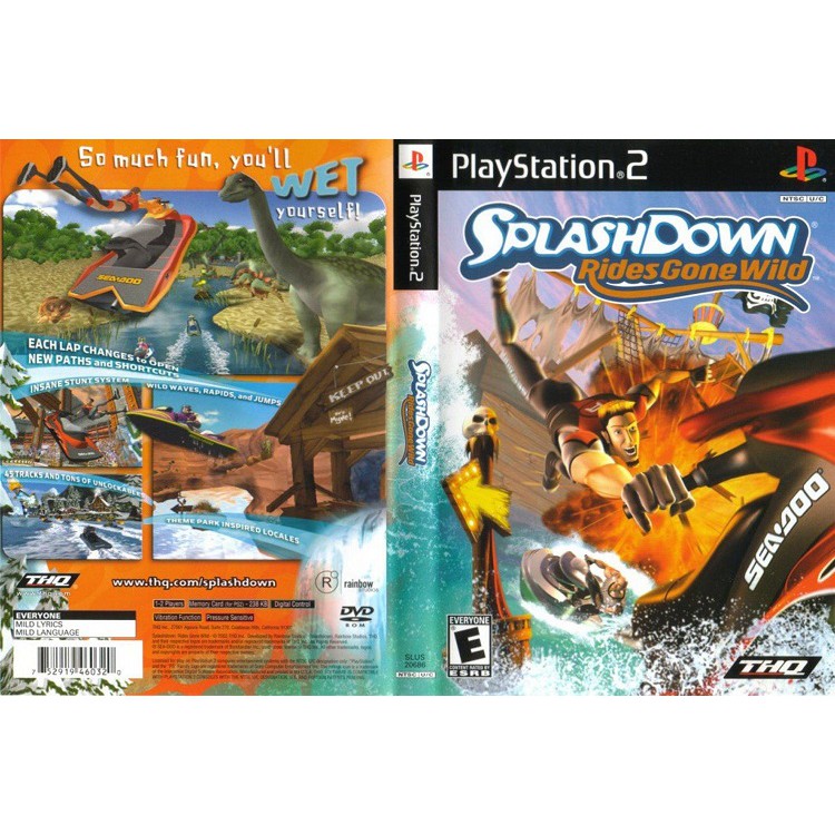 SPLASHDOWN RIDES GONE WILD [PS2 US : DVD5 1 Disc] | Shopee Philippines