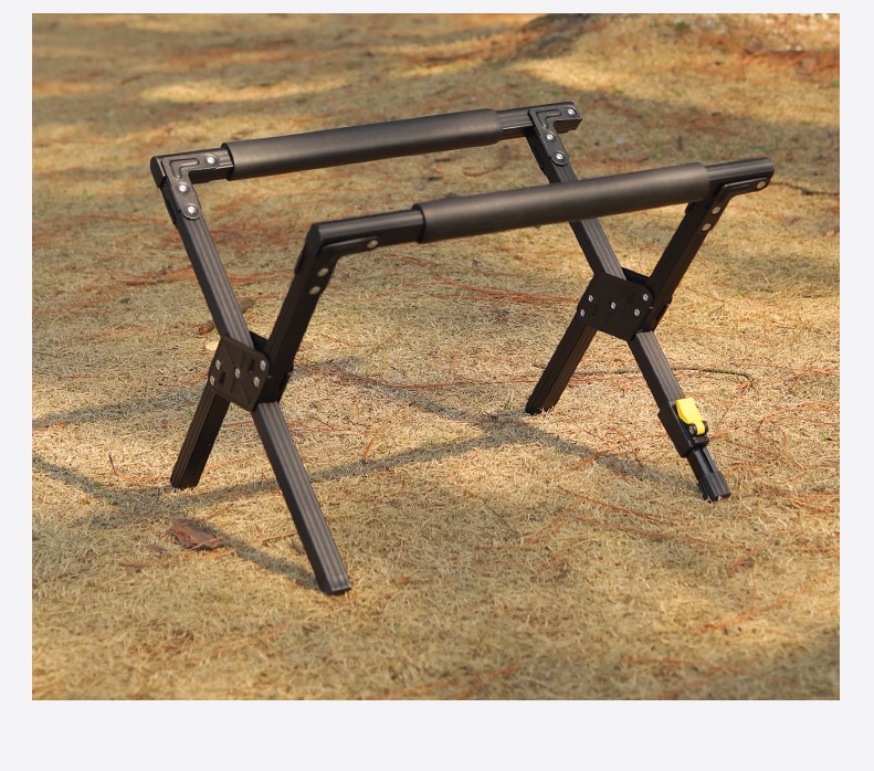 Outdoor Camping Adjustable Aluminium Folding Cooler Box Stand Screw ...