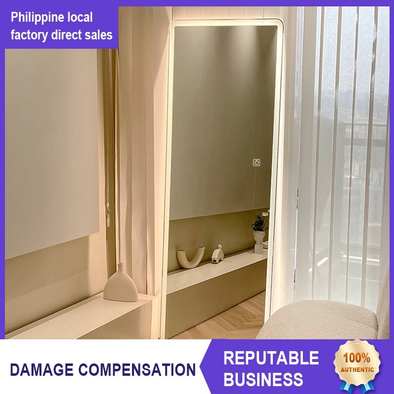 LED Mirror Full Body 140*50 Human body induction TriColor Light Living ...