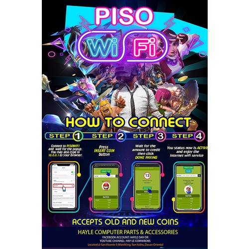 Piso Wifi Tarpaulin EZ WIFI Layout READ DISCRIPTION BELOW | Shopee ...