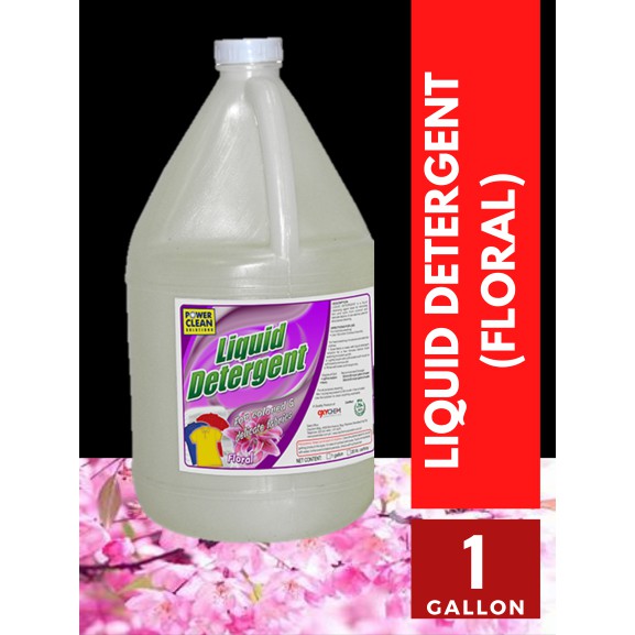 Liquid Detergent Floral 1 GALLON Laundry Washing Machine Foaming Fabric ...
