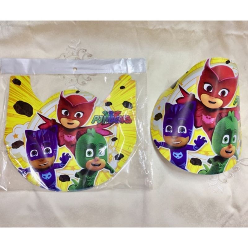 PJ Mask Birthday Party Theme Decorations Balloons Party Hats Loot Bags ...