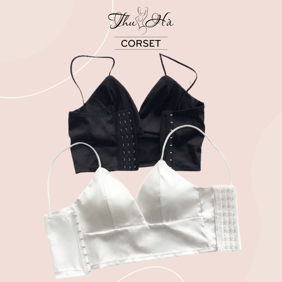 Soft silk satin bra - HIGH QUALITY 2-strap bra with back clasp | Shopee ...