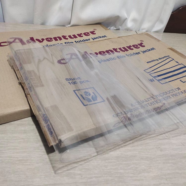 Clear Plastic File Folder Jackets | by 25pcs | Short, Long | Shopee ...
