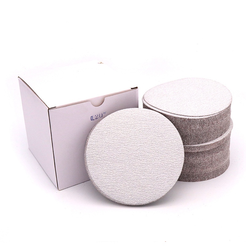 Combo of 10 good, specialized white 4 Inch (100mm) round sandpaper ...