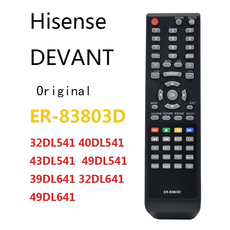 ER-83803D NEW ER-83803D for Hisense /DEVANT TV Remote Control for ...