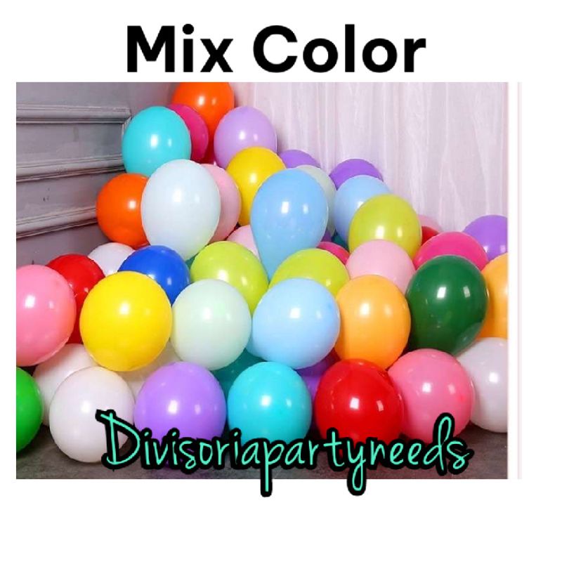 Mix Color Matte Standard Ordinary Balloons | Shopee Philippines
