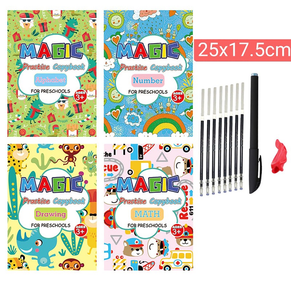 Learning Books For Kids Calligraphy Tracing Workbook Copybook Magic ...