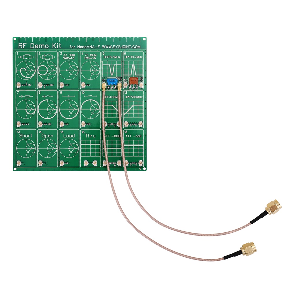 Filter RF Probes Demo Kit NanoVNA RF Tester Board Attenuator For ...