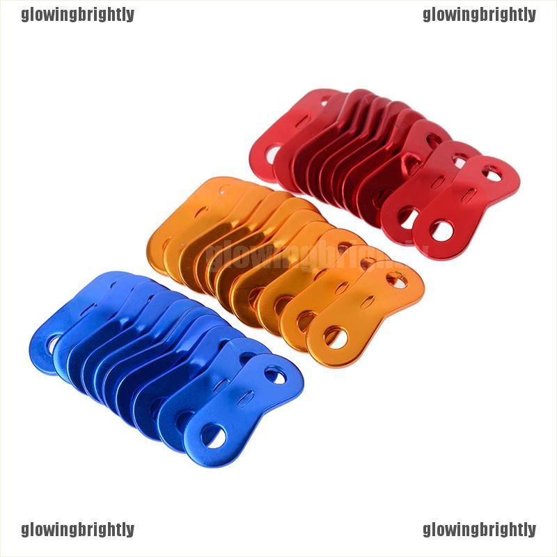 10Pcs Outdoor camping cord runners rope tensioners tent guy line rope ...