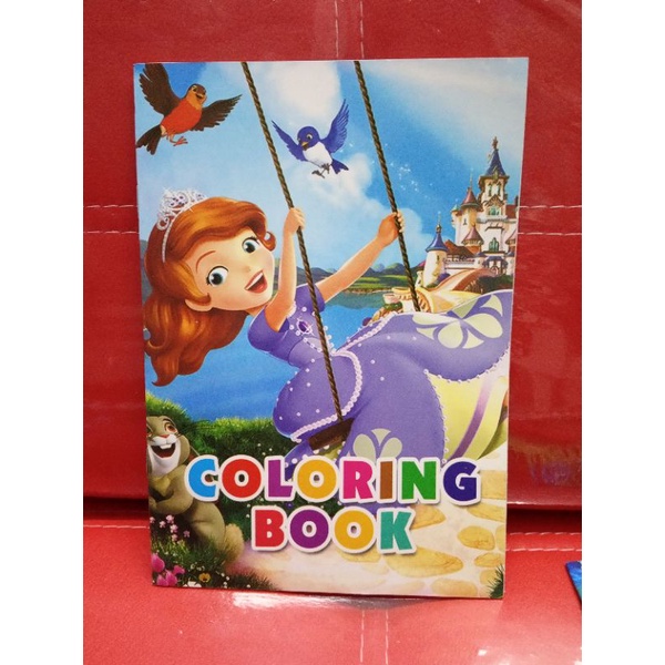 Coloring book with stickers (small size) | Shopee Philippines