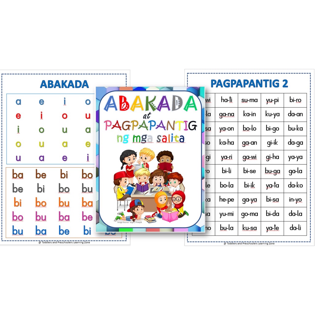 ABAKADA at Pagpapantig ng mga Salita 50 pages | PARIRALA | SALITANG MAY LARAWAN | Shopee Philippines