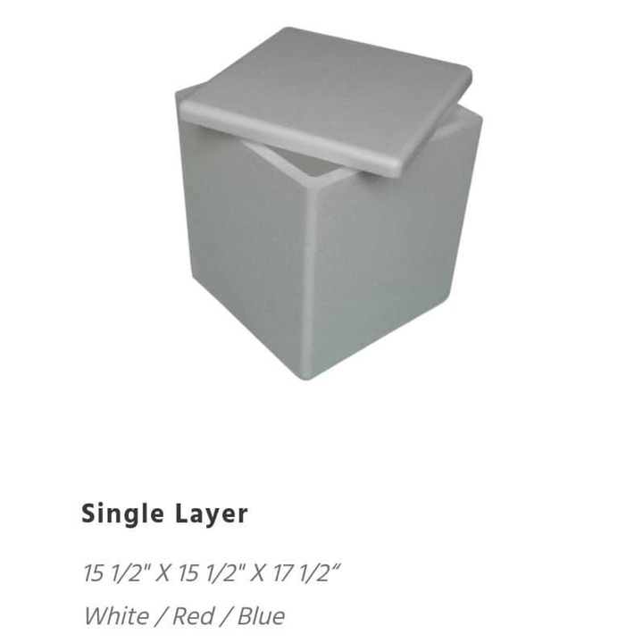 STYRO BOX / SINGLE BOX (BOX 2) / PORTABLE STYRO BOX | Shopee Philippines