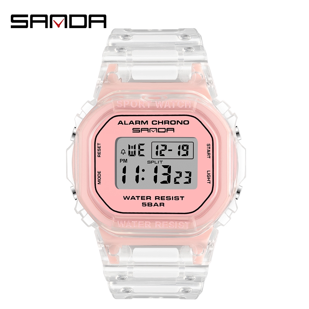 SANDA Women Watch Fashion Sports Digital 2009 Men | Shopee Philippines