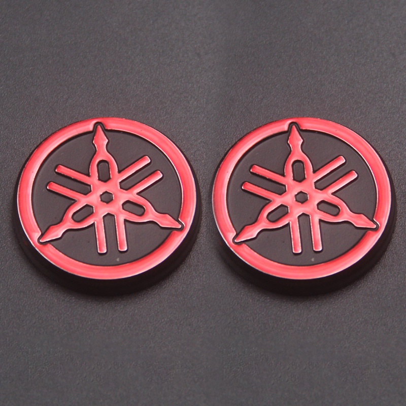 29mm Yamaha Emblem Plastic Chrome Plating 3D ABS Badge Logo motorcycle ...