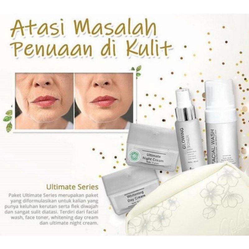 HITAM Ms GLOW ORIGINAL Face Whitening Package / Acne Removal & Black ...