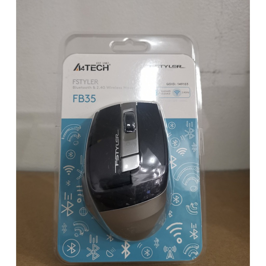 A4tech FStyler FB35 / FB35C Bluetooth & 2.4G Mouse | Shopee Philippines