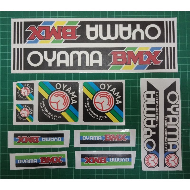 Oyama BMX Decal Transparent Sticker Set | Shopee Philippines