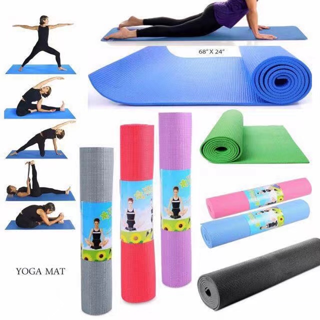 JY Yoga Mat Extra Thick Exercise 5mm | Shopee Philippines