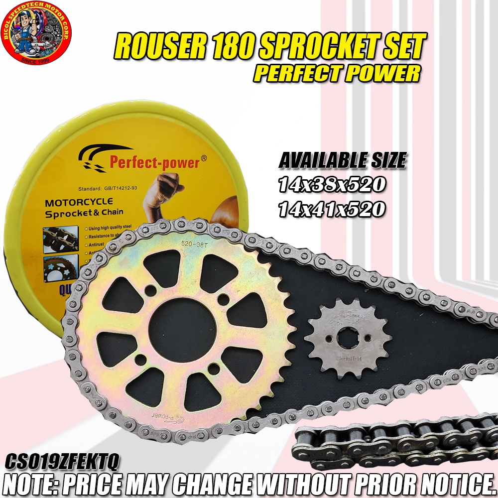 ROUSER 180 SPROCKET SET "PERFECT POWER" (CS019ZFEKTQ / CS019ZFEKTQC ...