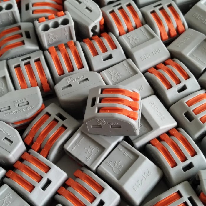 Cable Connector Connector PCT 213 3 wire compact terminal block lever ...